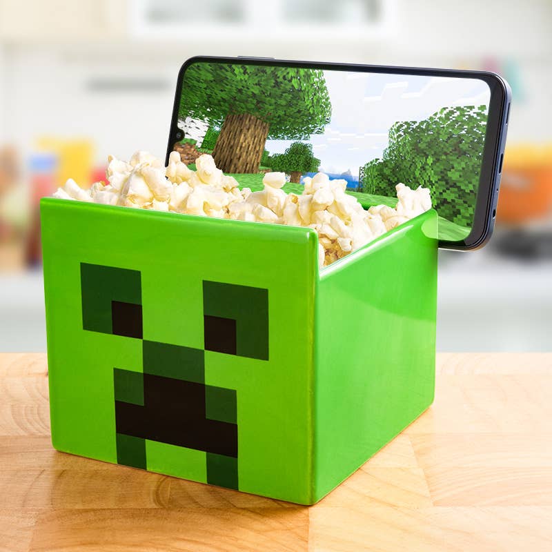 Minecraft - Creeper Streaming Snack Bowl – Kryptonite Character Store