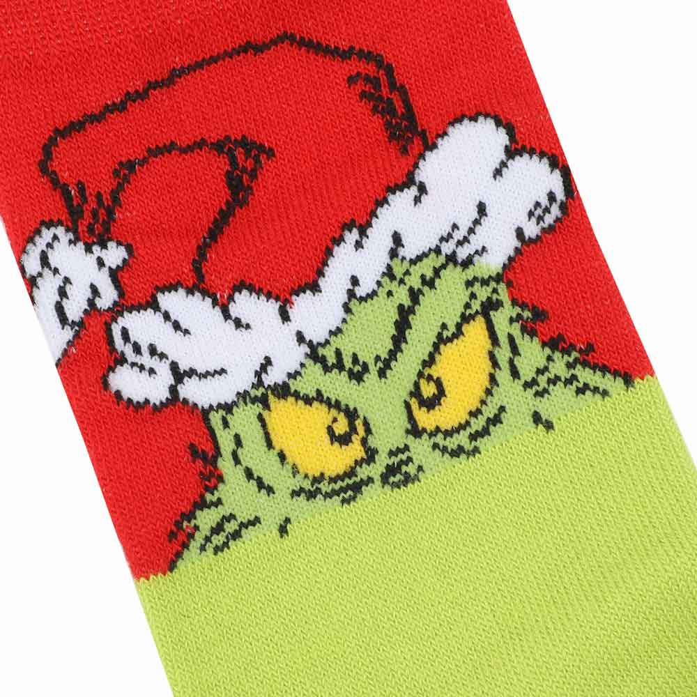 Dr. Seuss How the Grinch Stole Christmas 3 Pair Youth Crew Box Set ...