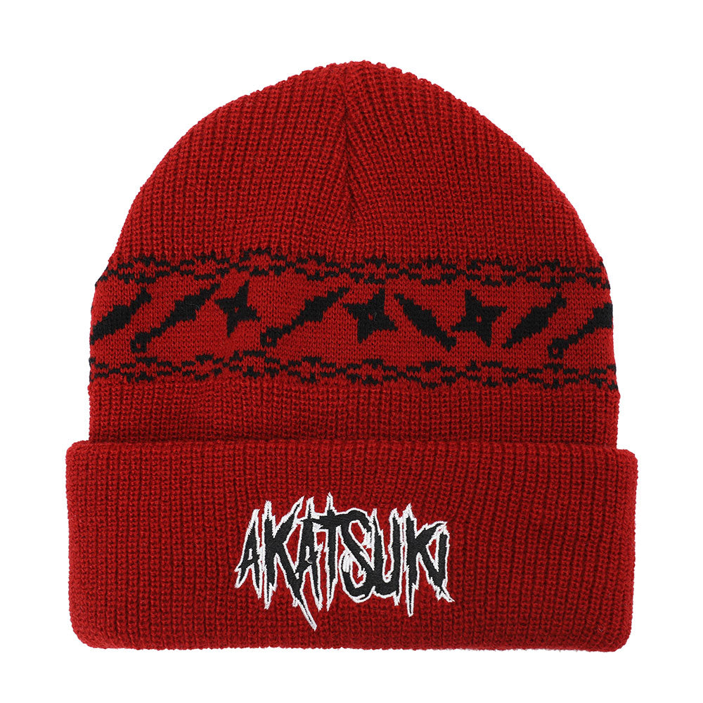Naruto: Shippuden - Akatsuki Embroidered Cuff Beanies – Kryptonite ...