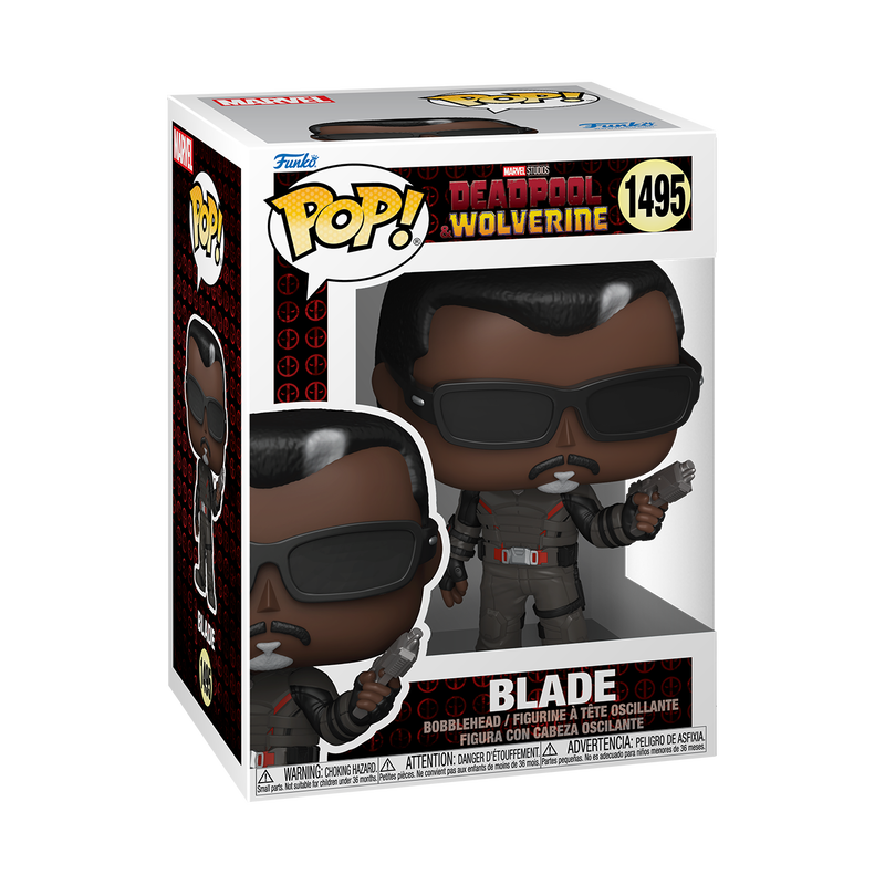Funko POP! Marvel: Deadpool & Wolverine - Blade with Gun Vinyl Figure ...