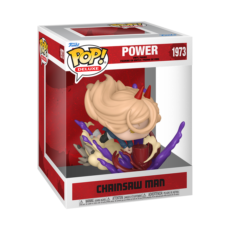 Funko POP! Deluxe Animation: Chainsaw Man - Power with Blood Hammer Vi ...