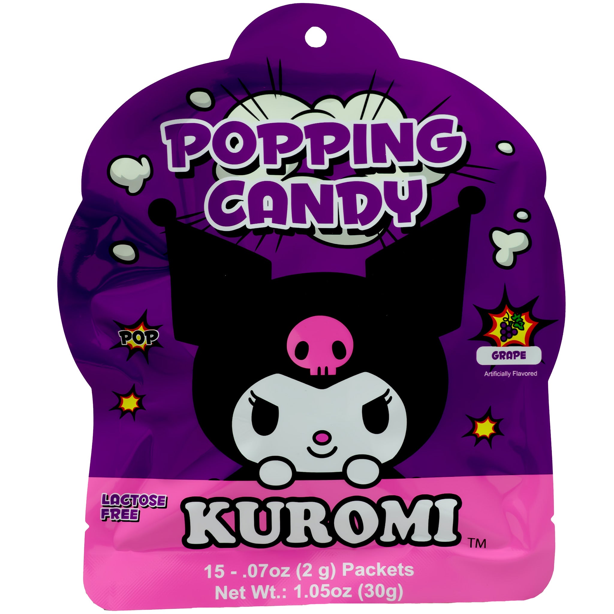 Asian Food! Sanrio - Kuromi Popping Candy Grape Flavor 30g – Kryptonite ...