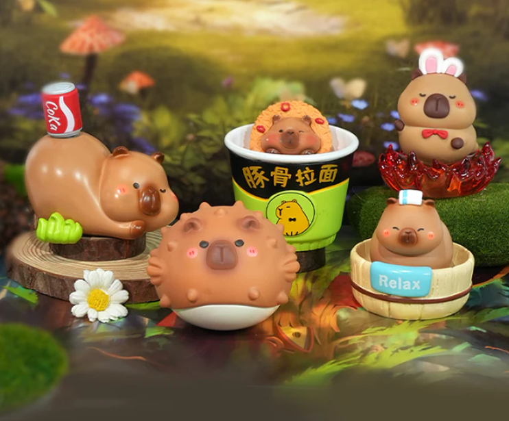 BC Mini - Capybara Spinner Blind Box – Kryptonite Character Store