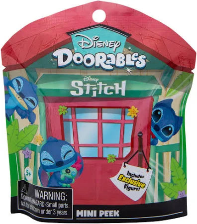 UPD Inc. Disney Lilo & Stitch - Doorables Flocked 1pc Random Figure Bl ...