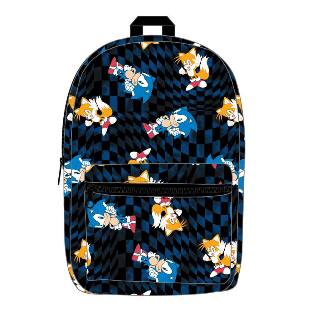 Sonic The Hedgehog AOP Sublimated Lapto Backpack – Kryptonite Character ...